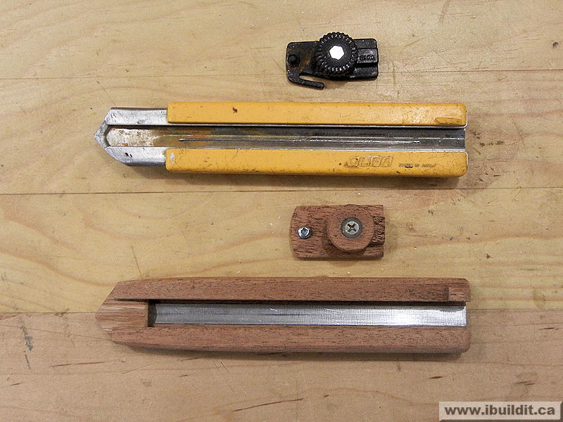 How To Make A Wooden Utility Knife - IBUILDIT.CA