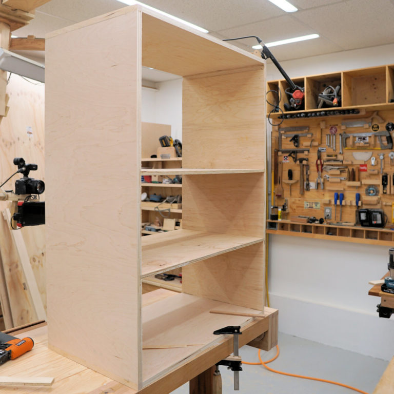 Making A Modern Office Cabinet - IBUILDIT.CA