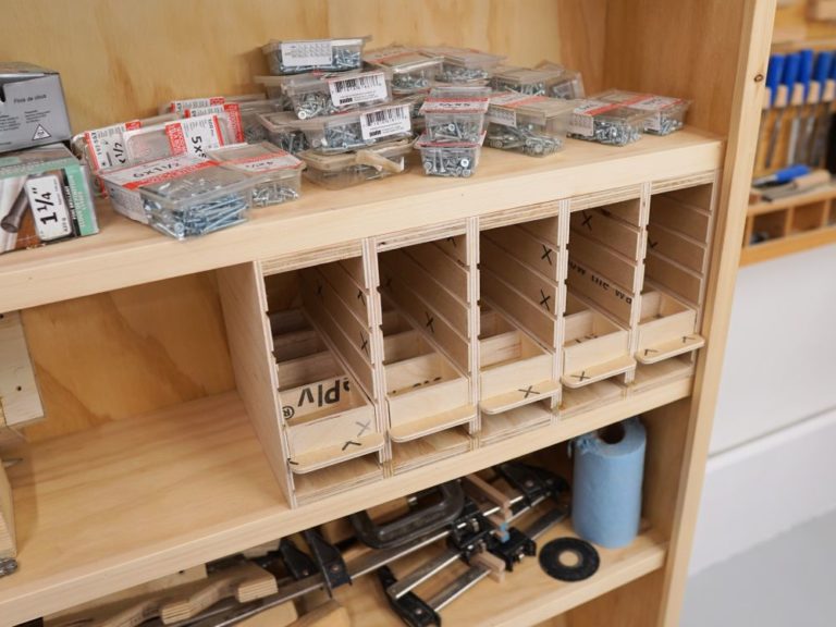 Making A Screw Organizer - IBUILDIT.CA