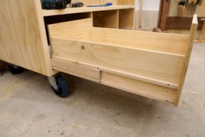 Mobile Storage Unit with Drawers - IBUILDIT.CA