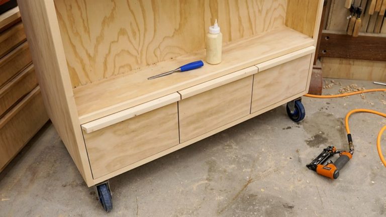 Mobile Storage Unit with Drawers - IBUILDIT.CA