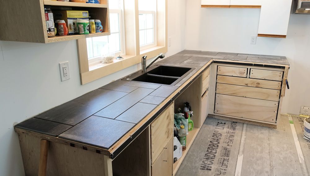 How To Install Tile Countertops In The Kitchen 2021 Tile Installation